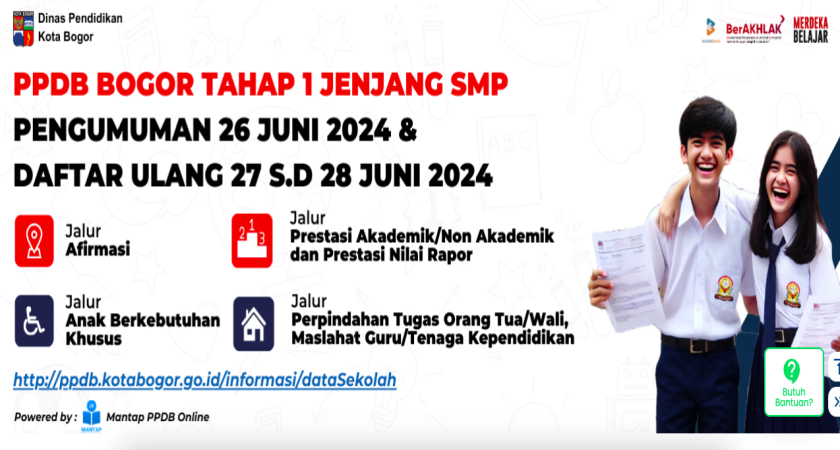 PENGUMUMAN JADWAL DAFTAR ULANG SMP NEGERI 4 KOTA BOGOR | SMP Negeri 4 Bogor PENGUMUMAN JADWAL DAFTAR ULANG SMP NEGERI 4 KOTA BOGOR | SMP Negeri 4 Bogor